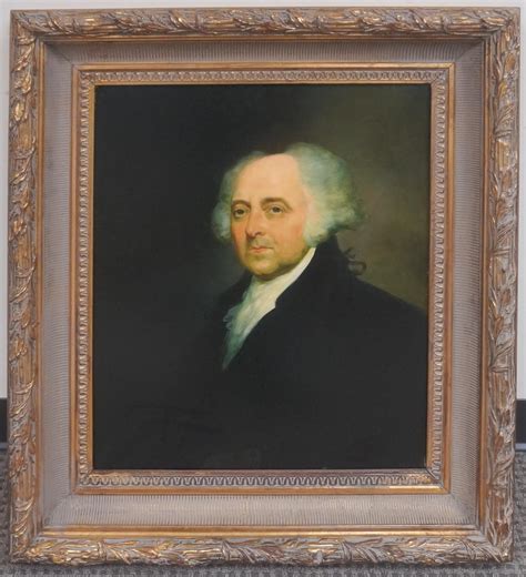 Lot After Gilbert Stuart Portrait Of John Adams Giclee On Canvas