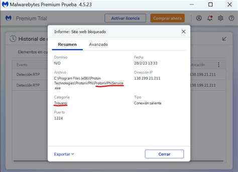 Protonvpn Trojan Detected Blocked Ips Website Blocking