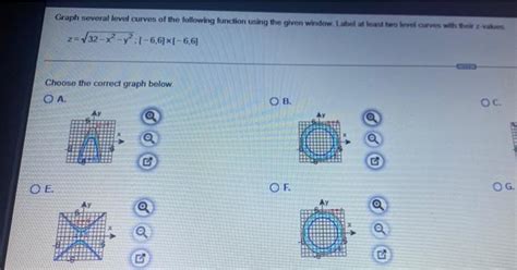 Solved Graph Several Level Curves Of The Following Function