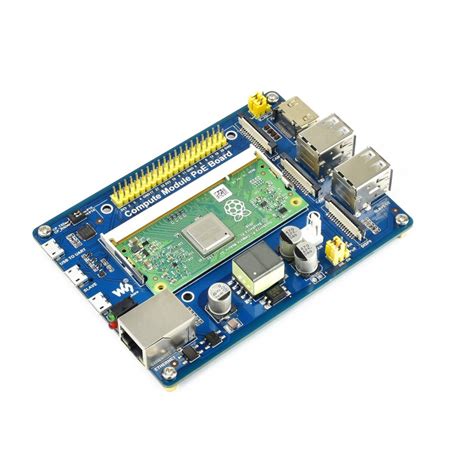 Compute Module Io Board With Poe Feature For Raspberry Pi Cm3 Cm3l