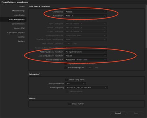 fuji f log aces idt for davinci resolve colorists