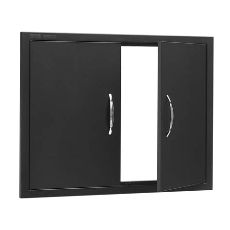 Vevor Bbq Access Door 31w X 24h Inch Double Outdoor Kitchen Door Cold