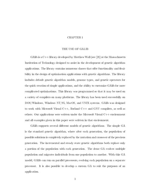 Galib Pdf Pdf Genetic Algorithm Subroutine