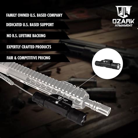 Led Light Low Profile Picatinny Rifle Viridian Ctl Custom For