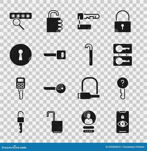 Set Eye Scan Undefined Key Casting Keys Marked Key Keyhole