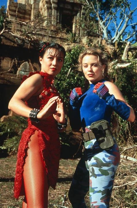 Ming Na Wen And Kylie Minogue 1994 Street Fighter Movie Kylie