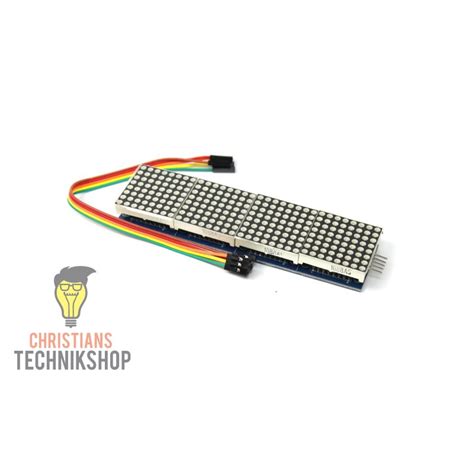 Dot Matrix Modul 4 8x8 1088as Matrix Max7219 Treiber Für Arduino Ra 531