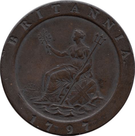 1797 Cartwheel Penny Fair Cambridgeshire Coins Cambridgeshire Coins