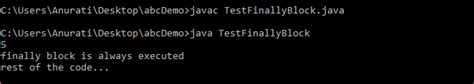 Exception Handling In Java