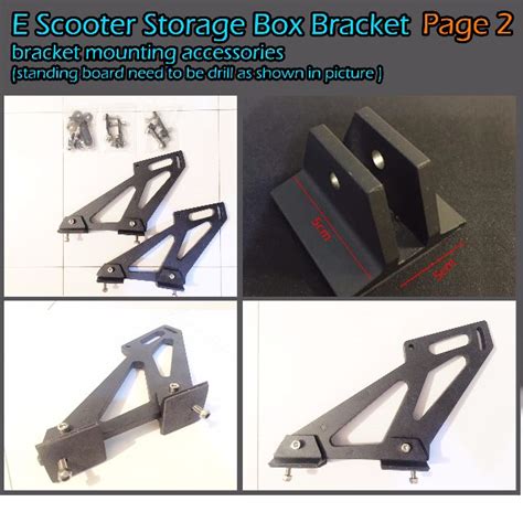 Electric Scooter Storage Box Bracket Mount Not Nanuk Sports Equipment Pmds E Scooters And E