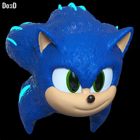 Sonic 3 Classic Og Helmet 3d Model Stl File Sb31 Do3d