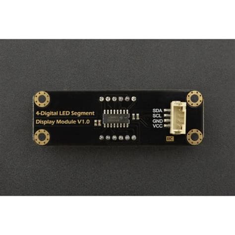 Dfrobot Gravity 4 Digital Led Segment Display Module Red Robotshop
