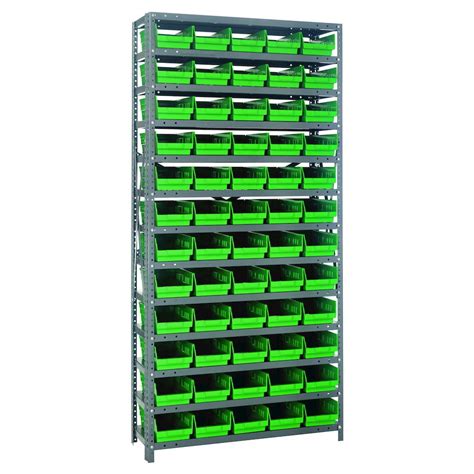 Quantum Storage Systems Shelving Unit Solid In Carbon Steel Material