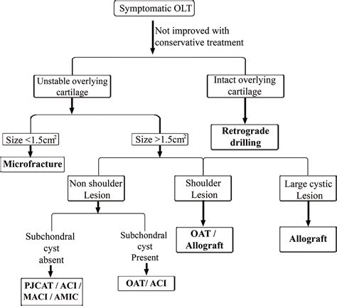 Osteochondral Lesions Of The Talus Current Concepts Journal Of Arthroscopic Surgery And Sports
