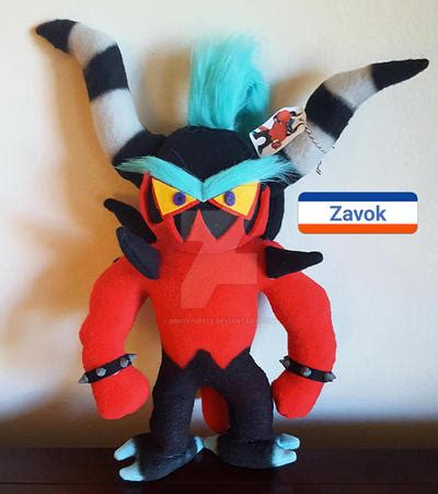 Handmade The Deadly Six Sonic Boom Plushy Zavok By Mindypuffle On