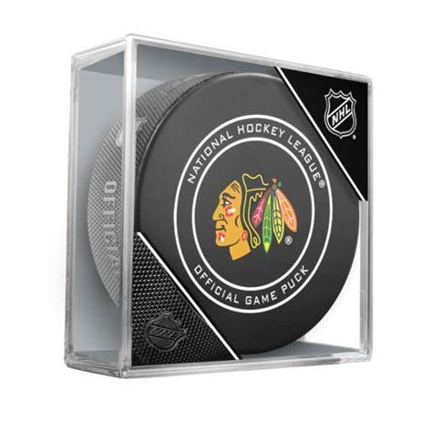 Chicago Blackhawks Official Nhl Hockey Puck Swit Sports