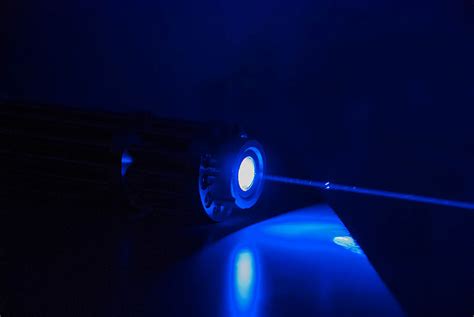 Laser Fire Starter Flashlight Like Device For Igniting Combustible