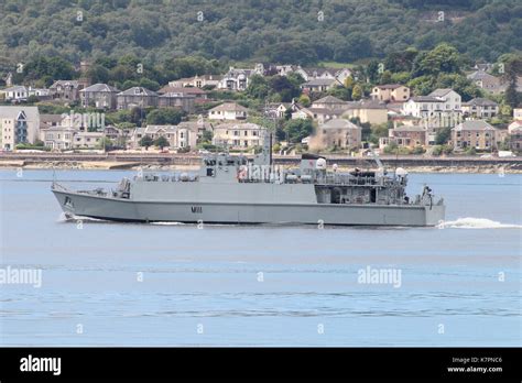 Hms Blyth M111 A Sandown Class Mine Countermeasures Vessel Operated