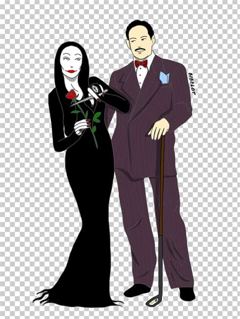 Gomez Addams Morticia Addams Wednesday Addams Pugsley Addams Drawing