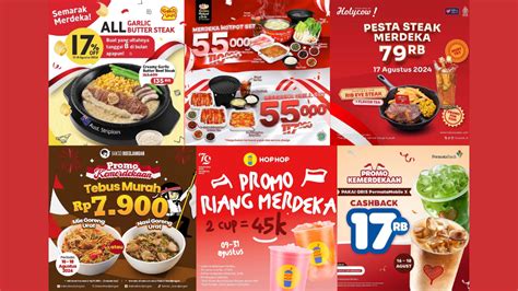 Update Daftar 10 Promo Makanan Dan Minuman Spesial Hut Ri Ada Solaria