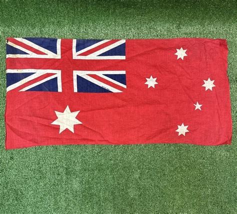 British Empire Australian Red Ensign Flag 85 X 42cm British Made Very