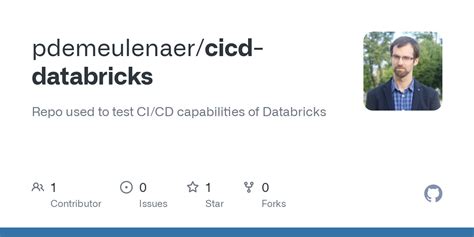 Github Pdemeulenaer Cicd Databricks Repo Used To Test Ci Cd Capabilities Of Databricks