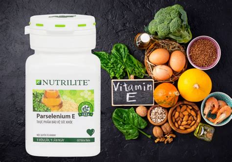 Nutrilite Vitamin E Amway Thực Phẩm Làm Chậm Lão Hóa Củng Cố Tim Mạch