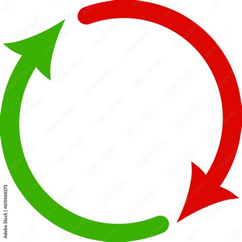 Curved Arrow Sign Rotation Icon Reload Symbol Reload Sign Direction