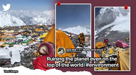 Top Of Mount Everest Trash