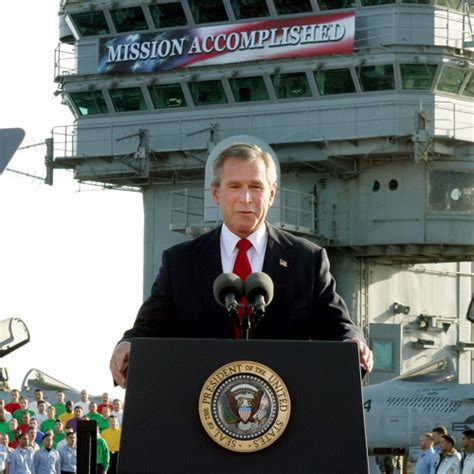 May 1 2003 Mission Accomplished Speech Timeline