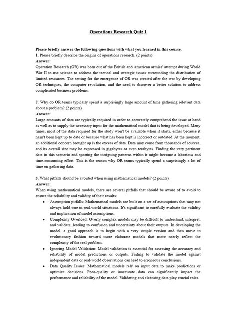 Operation Research Homework Pdf Mathematical Optimization Linear Programming