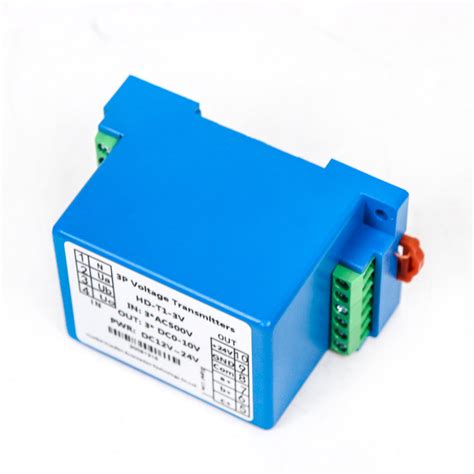0 500V Input 3 Phase 4 Wire AC Voltage Transducer With 4 20mA Output China 3 Phase Voltage