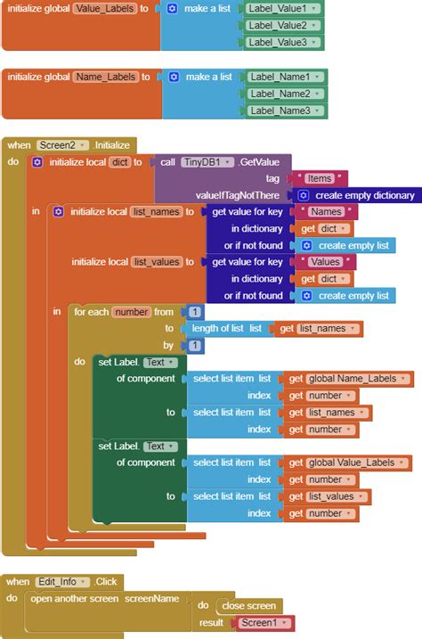 Populate Multiple Labels From Dictionary Mit App Inventor Help Mit App Inventor Community