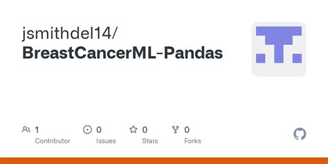 GitHub Jsmithdel BreastCancerML Pandas