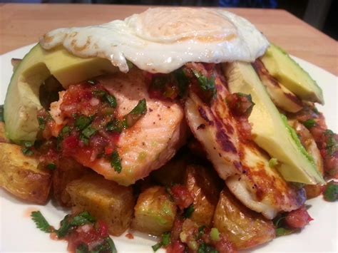 Slimming World Delights Mexican Salmon Stack