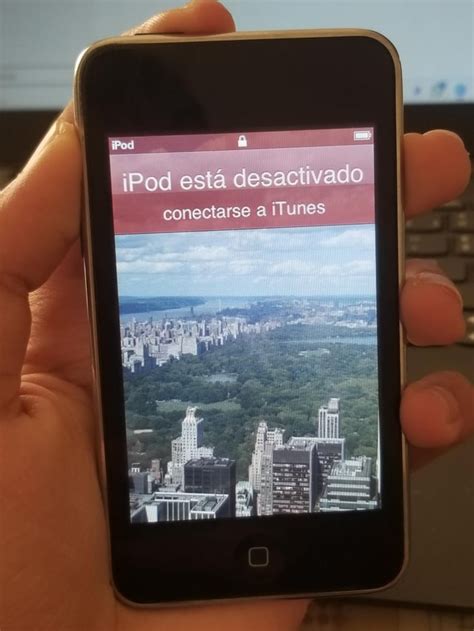 Ipod Touch 2nd Gen Ipod Is Disabled Connect To Itunes How Can I