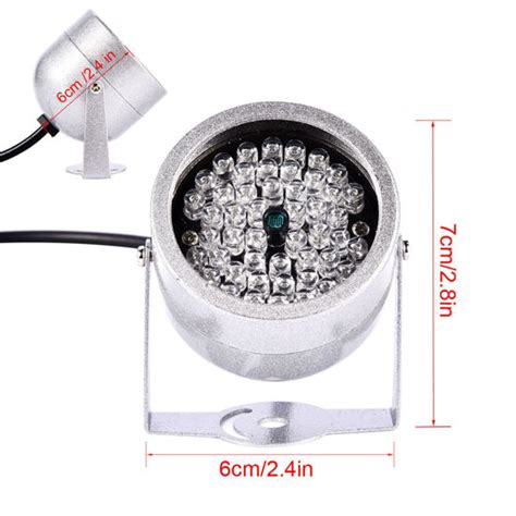 Getuscart Illuminator High Power Wide Angle Long Range Infrared Lamp 48 Led Ir Waterproof