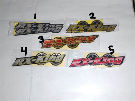 Jual Emblem Box Aki Rxking New Di Lapak Lestarimotor Bukalapak