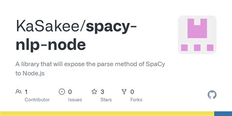 github kasakee spacy nlp node a library that will expose the parse