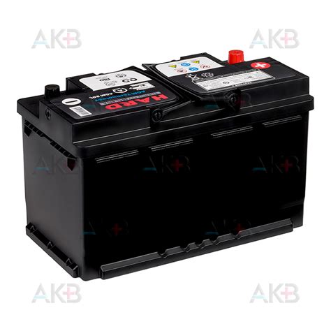 Купить Автомобильный аккумулятор HARD AGM80L 80Ah 800A (315x175x190 ...