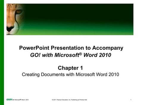 Formatting Text Pptx