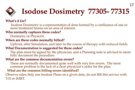 Ppt Section 8 Radiation Oncology Dosimetry Cpt Codes 77300 77370