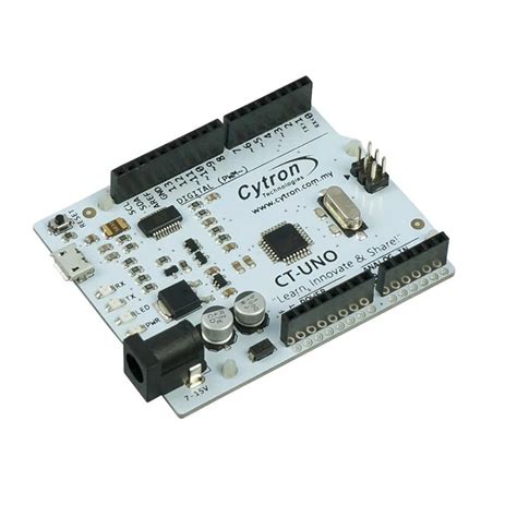 Cytron Uno Board Atmega328 Microcontroller Arduino Compatible Darkoct02
