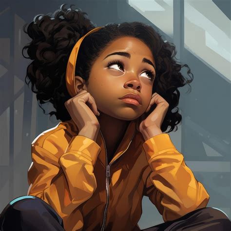 ページ4 애니메이션 흑인 소녀 이미지 Freepik에서 무료 다운로드