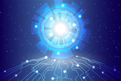 Abstract Technology Background Hi Tech Communication Digital Background
