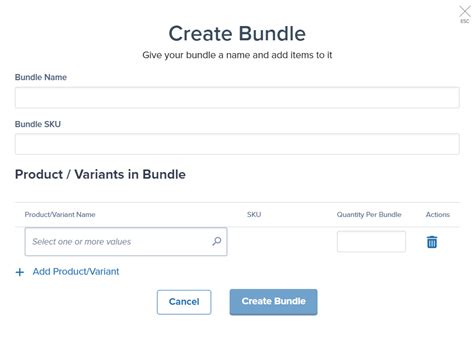 Bundle Products In The Product Catalog