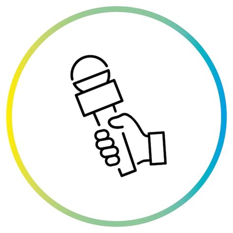 Premium Vector Press Conference Icon