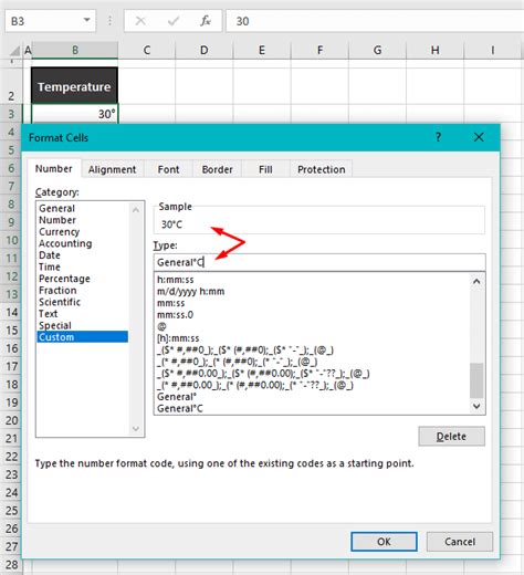 How To Insert Degree Symbol C In Excel Easy Ways