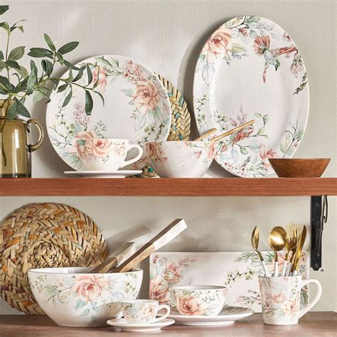 Shop Rosette Ceramic Dinner Plate 28 Cm Home Centre Uae