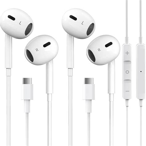 Apple Earpods Headphones With Lightning Connector Wired Ear Buds For Iphone With